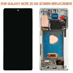 Original Screen for Samsung Galaxy Note 20 5G Screen Replacement for Samsung N980 LCD Screen SM-N980F,SM-N981B,SM-N981U Touch Display Digitizer Assembly Repair Parts(Green with Frame)