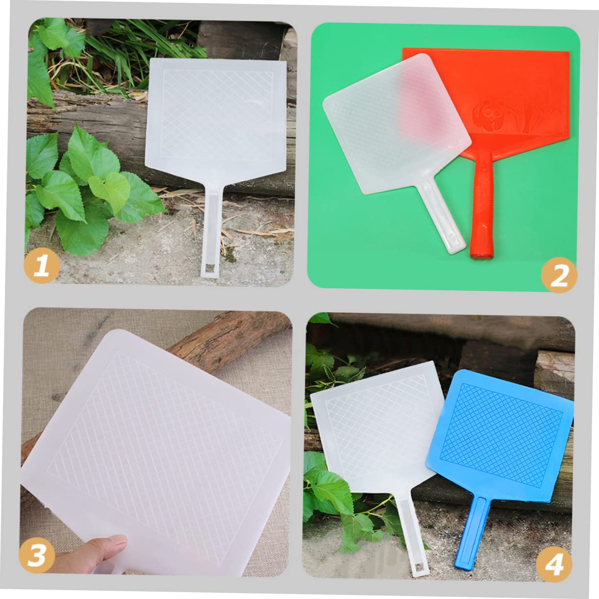 2pcs Plastering Cement Trowel Plastic Finishing Trowel Finishing Trowel for Cement Hand Trowel for Brick Plastic Trowel Finishing Trowel for Concrete Plastic Trowel