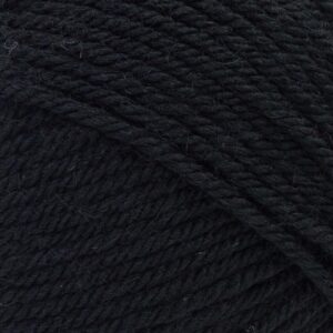 Lion Brand Yarn Wool-Ease Recycled yarn, 1 Pack, Black