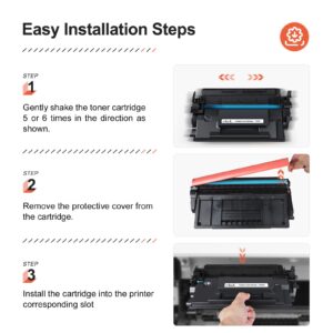 v4ink 148A Toner Cartridge (NO CHIP) Compatible Replacement for HP 148A W1480A Black Toner for HP Laserjet Pro 4001dw 4001dwe 4001dn 4001n MFP 4101fdw 4101fdn 4101fdwe Printer Ink, 1 Pack