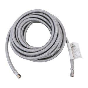 241798224 Ice Maker Replacement for Electrolux & Frigidaire Refrigerators 241642511 241798201 241798231 & 20 Foot Universal Ice Maker Flexible Braided Stainless Steel Water Supply Hose Connector