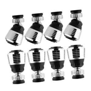 doitool 8pcs faucet filter nozzle 360 degree swivel faucet aerator for sink faucet strainer faucet nozzle movable kitchen tap head water saving tap head faucet head connector to rotate