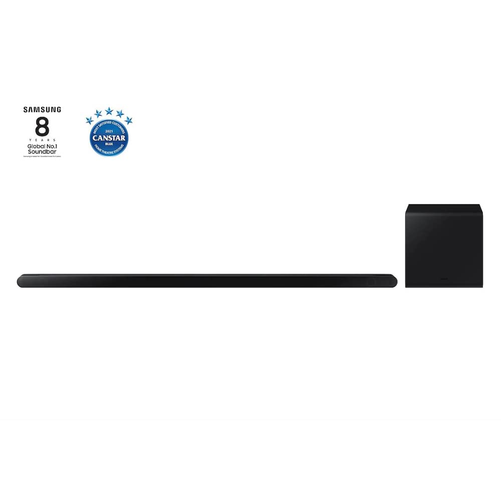 SAMSUNG S95C 77 inch HDR Quantum Dot OLED Smart TV (2023 Model) Bundle HW-S800B 3.2.1ch Soundbar (Black) with Wireless Dolby Atmos DTS:X