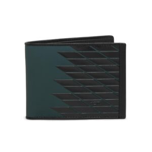 tumi - alpha double billfold - ballistic nylon wallet - secure, durable wallet - hidden card pocket - 3.4" x 4.4" x 0.6" - dark green