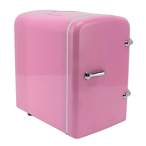 Portable Cooler Warmer Personal Refrigerator, Noiseless DC12V Cooling Warming 4L Mini Beauty Fridge for Office (US Plug)