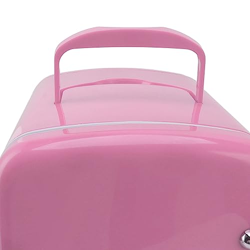 Portable Cooler Warmer Personal Refrigerator, Noiseless DC12V Cooling Warming 4L Mini Beauty Fridge for Office (US Plug)