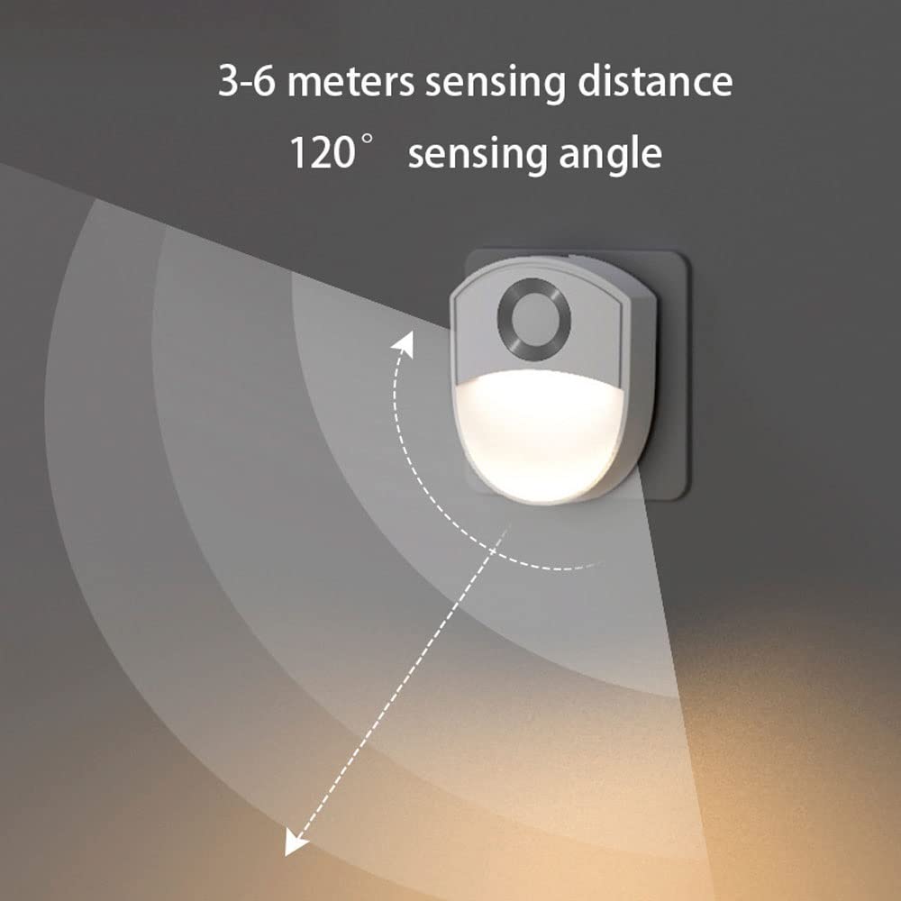 Nightlight,Human Body Sensor Night Light, When People Come, 3000K/4000K/6500K, 5W, Suitable for Babies, Children, Children's Rooms, Corridors (1 Piece)