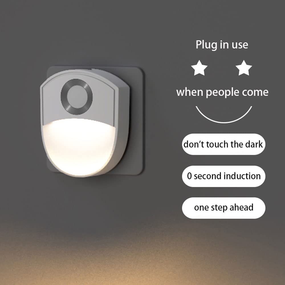 Nightlight,Human Body Sensor Night Light, When People Come, 3000K/4000K/6500K, 5W, Suitable for Babies, Children, Children's Rooms, Corridors (1 Piece)