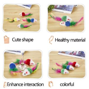 HZCrisp Cat Spring Balls Stretchable - Interactive Cat Springs Toys - Coils Spring Action Toy - Rolling Cat Balls for Playful Cats - Ideal Cat Pet Supplies for Indoor Play - Caged Rats for Kittens