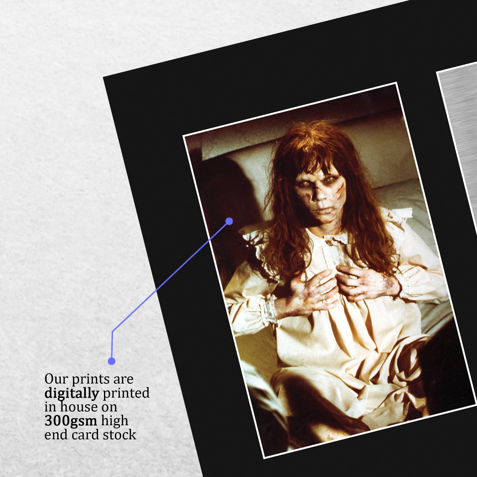 HWC Trading Linda Blair The Exorcist Gifts Printed Signed Autograph Picture for Movie Memorabilia Fans - US Letter Size