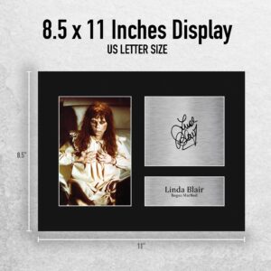 HWC Trading Linda Blair The Exorcist Gifts Printed Signed Autograph Picture for Movie Memorabilia Fans - US Letter Size