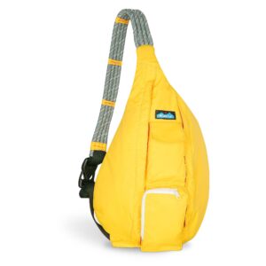 kavu original rope sack sling crossbody backpack - mango