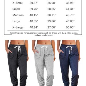 SUNBS 3 Packs Womens Sweatpants Baggy Comfy Lounge Pants Yoga Joggers Workout Pajamas Clothes Casual Fall Fashion 2024