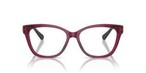 coach hc6120 prescription eyewear frames, transparent ruby/demo lens, 54 mm