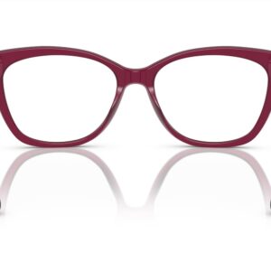 Coach HC6120 Prescription Eyewear Frames, Transparent Ruby/Demo Lens, 54 mm