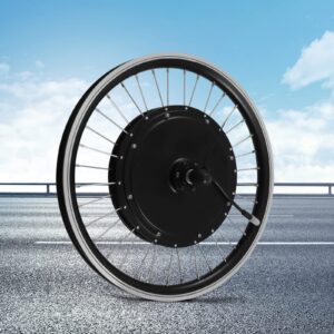 20" Front/Rear Wheel Hub E-Bike Conversion Kit, 36V 500W E-Bike Brushless and Gearless Hub Motor Kit with LED Display Waterproof