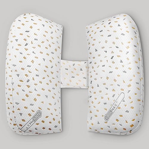 Coldew Pregnancy Pillows for Sleeping, PATENTED Maternity Pillow for Pregnant Women, Soft Adjustable Width, Pregnancy Body Pillow with Pillow Cover - Support for Belly, Back, Legs (Grey, Medium)