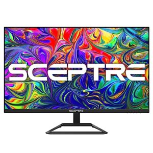 sceptre 32-inch ips 4k uhd 3840 x 2160 monitor displayport x2 hdmi x2 99% srgb build-in speakers, machine black 2024 (u325w-upt)