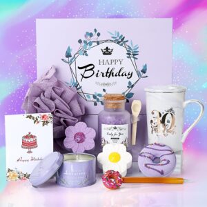 30th birthday gifts for women,happy birthday gifts ideas,unique relaxing spa birthday basket box for women sister girlfriend wife friend grandma mom daughter,gifts for women birthday presents for her