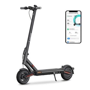 navee electric scooter off-road s65c, 900w max power, 40 miles range & 20 mph speed, 10" self-sealing tubeless tires, dual suspension system, foldable scooter for adults