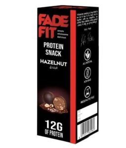 fade fit hazelnnut protein balls 60.0 gram