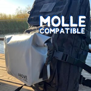 Waterproof MOLLE Dry Bag for YETI Coolers and Tactical Bags - Compatible with YETI Soft Coolers, Backpacks, and Totes - Small Pouch Compatible with YETI Hopper Accessories - YETI Cooler Accessories