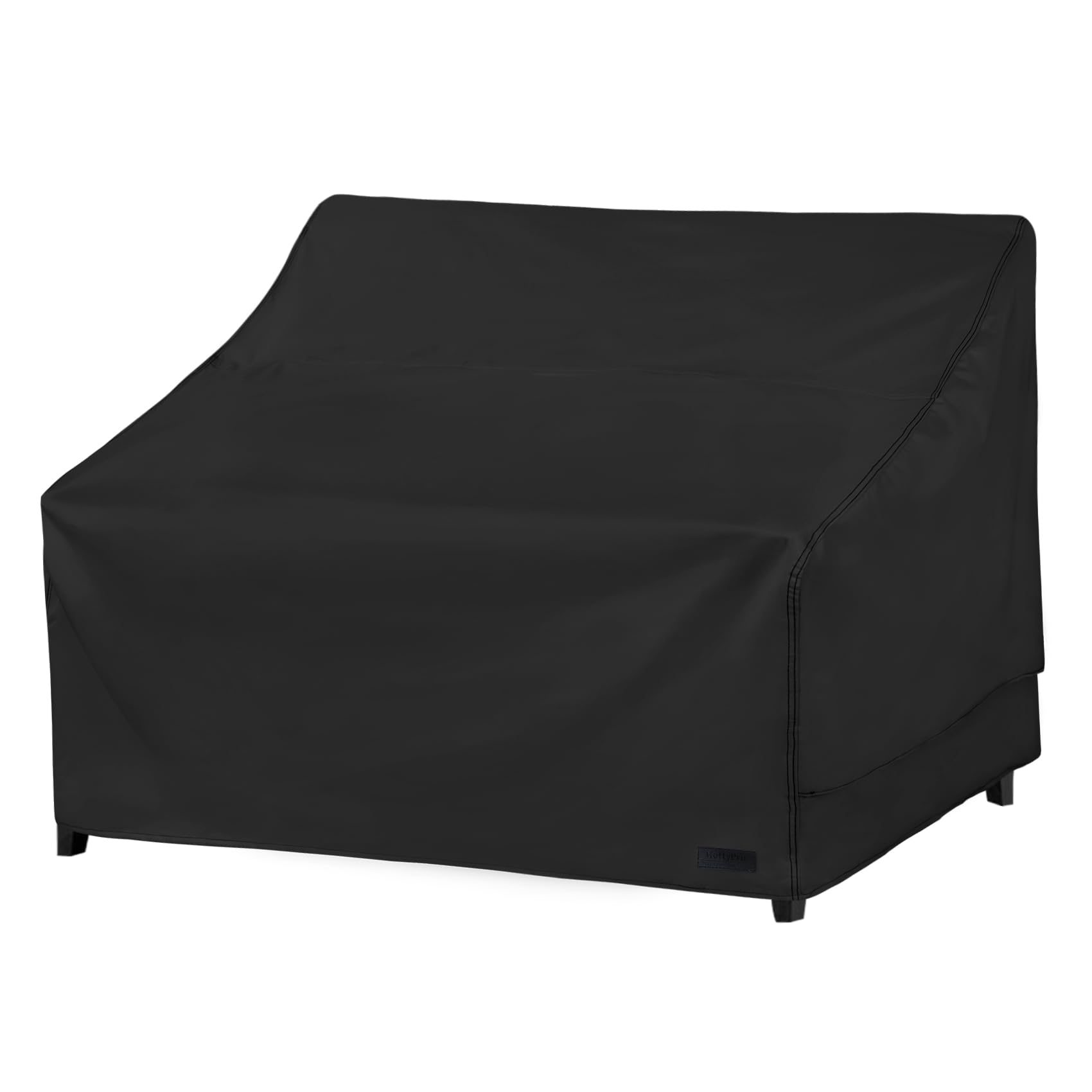 NettyPro Patio Furniture Sofa Cover Waterproof Heavy Duty Outdoor Couch Cover 3 Seater, 79" Wx 38" Dx 35" H, Black