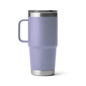 YETI Rambler 20 oz Travel Mug, Stainless Steel, Vacuum Insulated with Stronghold Lid, Cosmic Lilac