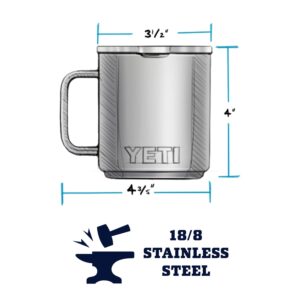 YETI Rambler 10 oz Stackable Mug, Vacuum Insulated, Stainless Steel with MagSlider Lid, Cosmic Lilac