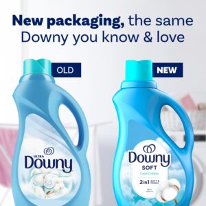 Downy Fabric Softener Liquid, Cool Cotton Scent, 111 fl oz, 150 Loads