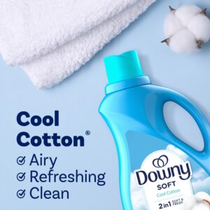 Downy Fabric Softener Liquid, Cool Cotton Scent, 111 fl oz, 150 Loads