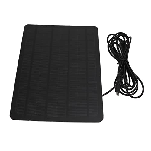 Outdoor Solar Panel, Uninterrupted Charging Solar Power Supply Panel Durable Waterproof 10W for RV