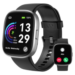 anyloop smart watch(answer/make call), 1.83'' hd smart watches for men women, ip68 waterproof fitness tracker with heart rate blood oxygen sleep monitor step calorie counter pedometer for android ios