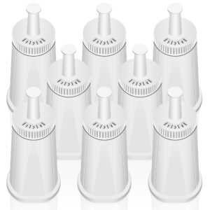 8 pack replacement water filter for breville espresso machine barista touch bes880, barista pro bes878, oracle touch bes990, oracle bes980, dual boiler bes920 bambino claroswiss sage