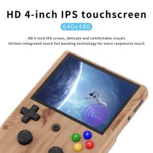 RG405V Retro Handheld Game Console Android 12 System 4’’ IPS Touch Screen Game Player Built-in 128G TF Card 3154 Classic Games 5500 mAh Battery Compatible with Bluetooth and WiFi