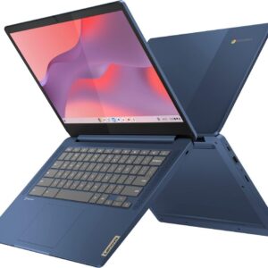 Lenovo 2023 Newest Ideapad Slim 3 14" FHD Touchscreen Chromebook Laptop, 8-Core MediaTek Kompanio 520, 4GB RAM, 64GB eMMC Storage, WiFi 6, 13.5hr Battery Life, Webcam, Chrome OS, w/CUE Accessories