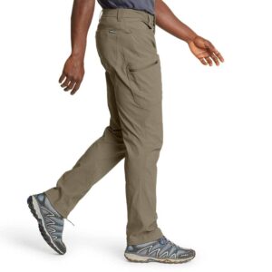 Eddie Bauer Men's Athletic Fit Rainier Pants, Light Khaki, 34W x 32L