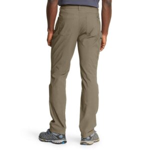 Eddie Bauer Men's Athletic Fit Rainier Pants, Light Khaki, 34W x 32L