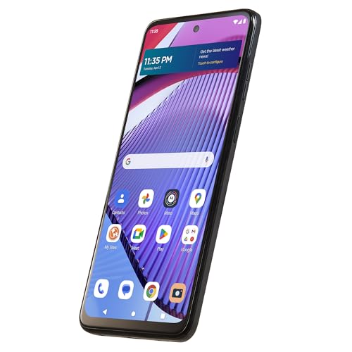 Total by Verizon Motorola moto g Power 5G (2023) Locked 128GB 5000mAh Battery 50MP Main Camera 6.5-in. FHD+ 120Hz Display Black