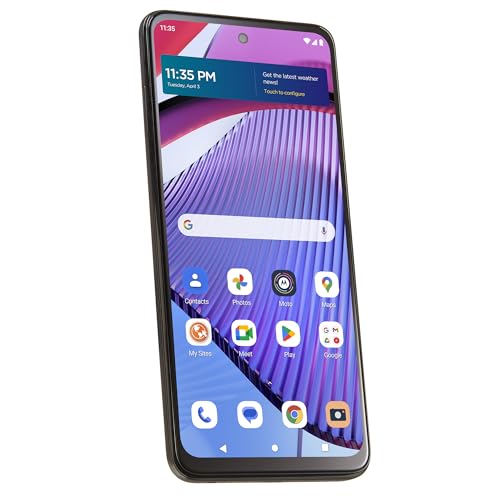 Total by Verizon Motorola moto g Power 5G (2023) Locked 128GB 5000mAh Battery 50MP Main Camera 6.5-in. FHD+ 120Hz Display Black