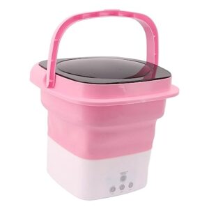 portable washing machine, foldable mini bucket washing machine with drain pipe adapter for baby clothes underwear, small washer gift choice for apartment dorm camping rv travel