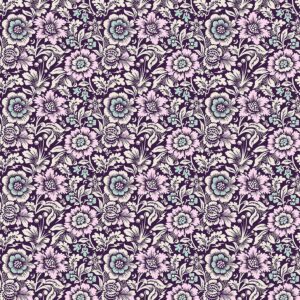 Nightshade Déjà Vu Fat Quarter Bundle (8 Pieces) by Tula Pink for Free Spirit 18 x 21 inches (45.72 cm x 53.34 cm) Fabric cuts DIY Quilt Fabric