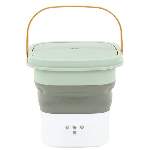 Mini Portable Washing Machine, Large Capacity Portable Washer with Spin Dryer for Clothes Laundry, Low Noise Suitable for Apartment, Dorm, Camping, RV (US Plug)