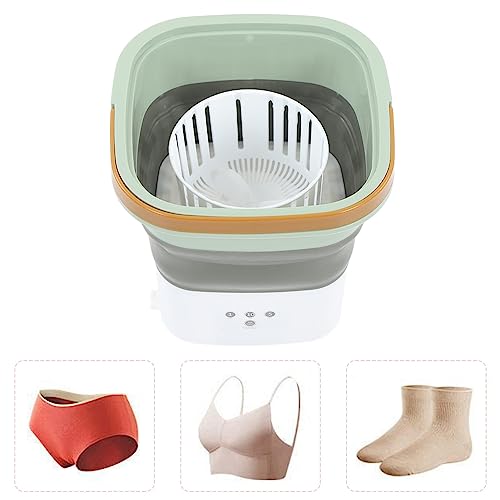 Mini Portable Washing Machine, Large Capacity Portable Washer with Spin Dryer for Clothes Laundry, Low Noise Suitable for Apartment, Dorm, Camping, RV (US Plug)