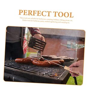 1 Set Picnic Barbecue Tools Bbq Accessories Griddle Accessories Kit Outdoor Bbq Tools Bbq Tools Kit Camping Grill Utensils Grill Utensils Kit Outdoor Grill Tools Barbecue Supply