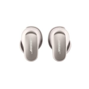 Bose QuietComfort Ultra Wireless Noise Cancelling Earbuds, Bluetooth Noise Cancelling Earbuds with Spatial Audio and World-Class Noise Cancellation, White Smoke