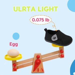 FEETCITY Infant Shoes Girls Boys Slip On Sneaker Newborn Crib Shoes First Walking Shoes Black