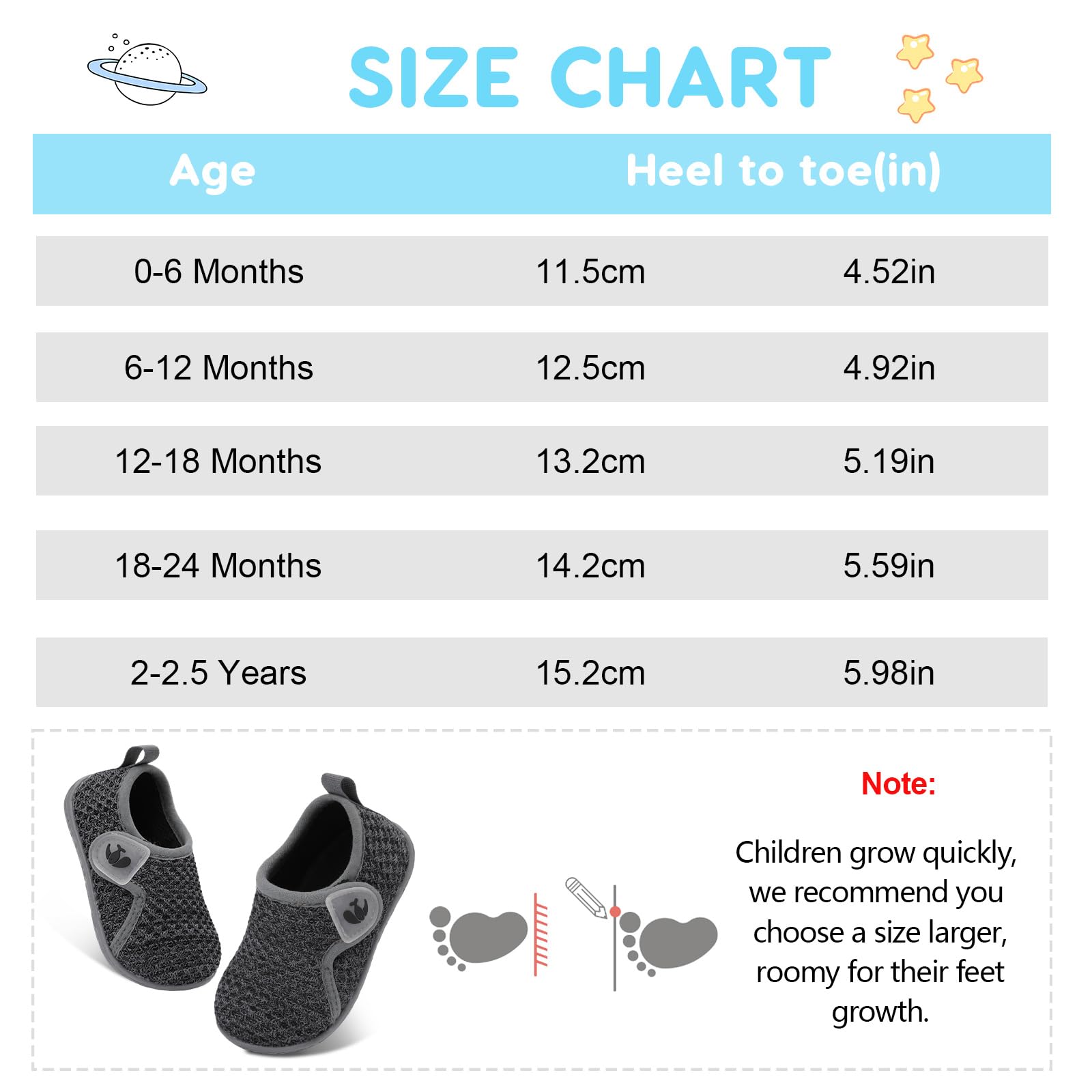 FEETCITY Infant Shoes Girls Boys Slip On Sneaker Newborn Crib Shoes First Walking Shoes Black