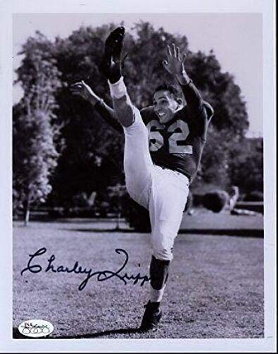 Charley Trippi Signed Jsa Cert Sticker 8x10 Photo Autograph Authentic - Autographed NFL Photos