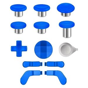 13 in 1 magnetic thumbsticks analog sticks replacement joystick parts repair accessories kit component set with 4 paddles, 2 d-pads, 1 tool for xbox elite series 2 and core controller